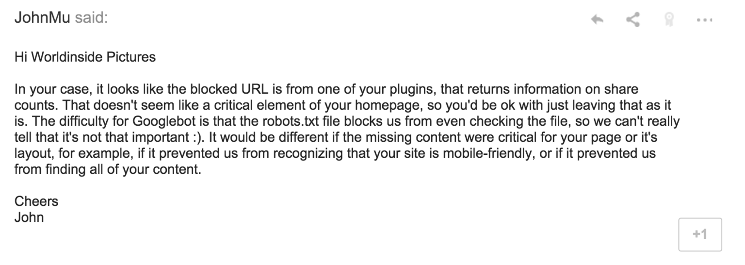 Googlebot cannot access CSS and JS files? Understanding what this means.